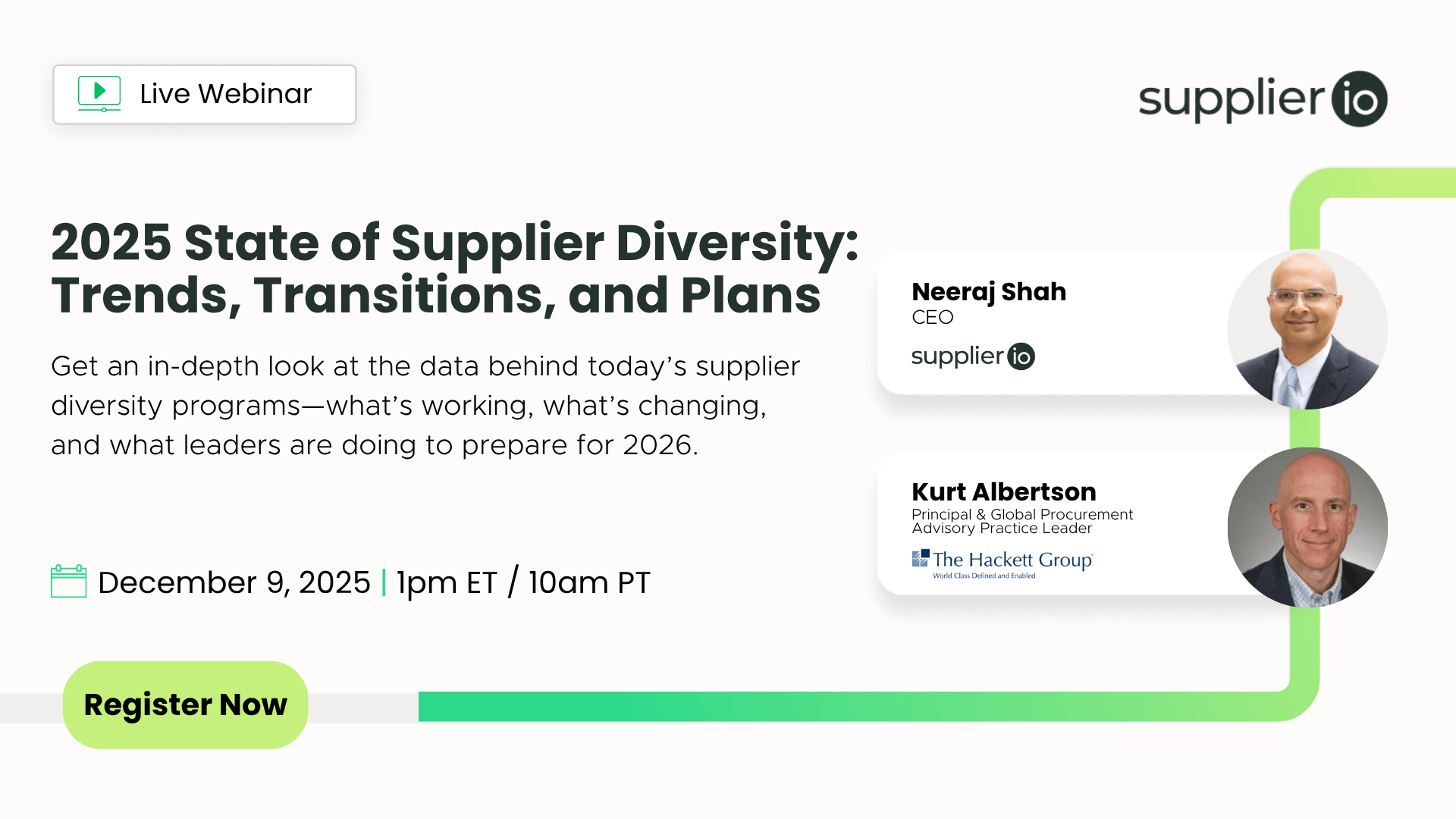 2025 State of Supplier Diversity: Trends, Transitions, and Plans Webinar